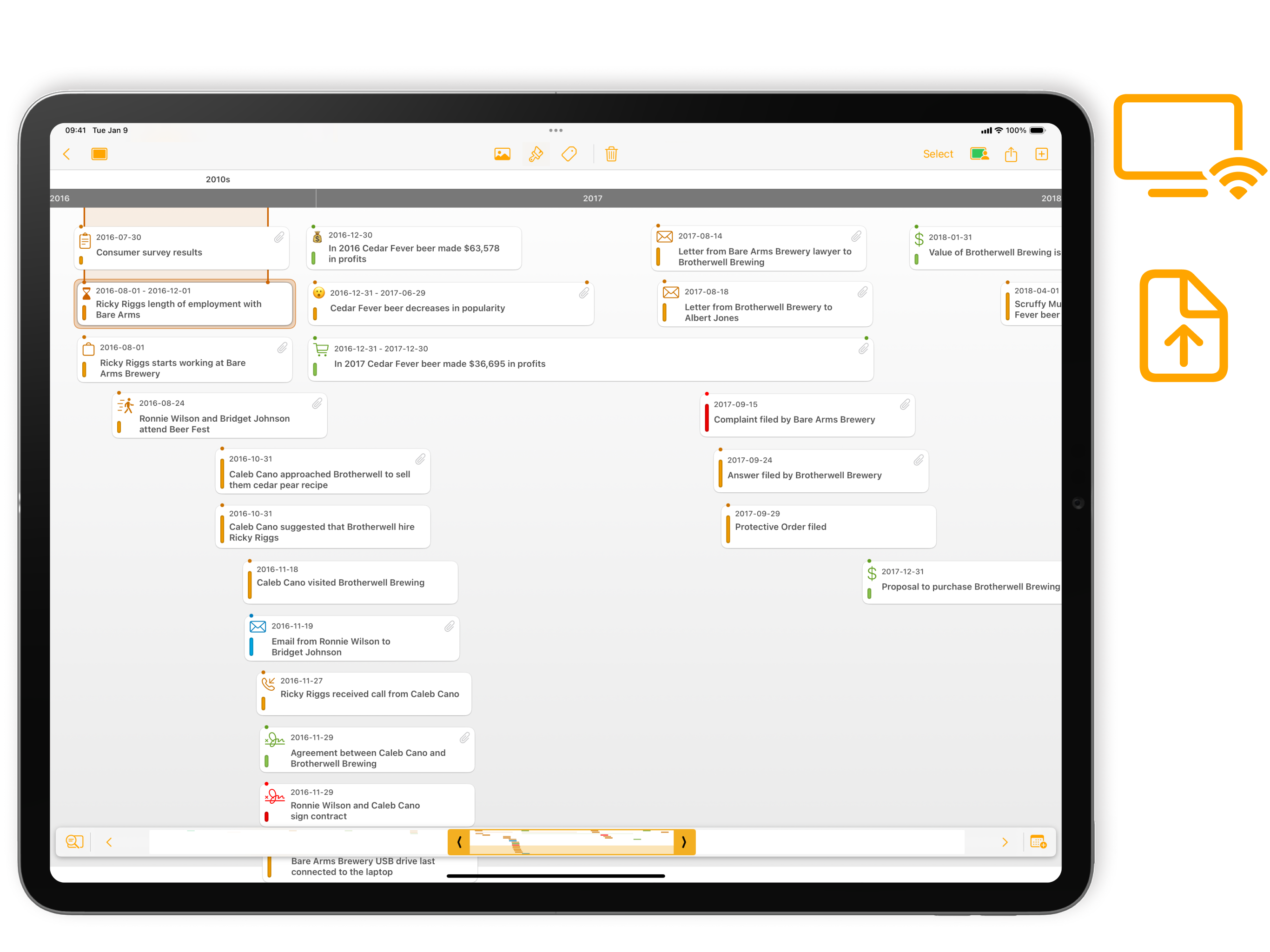 TimelinePad — LIT SOFTWARE